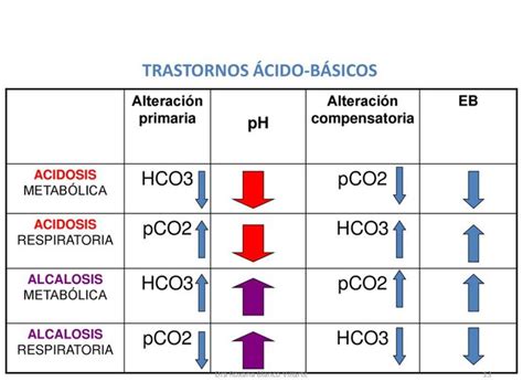 Ph Acidosis Alcalosis MetabÓlica Y Respiratoria Ppt Alcalosis