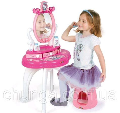 Детский Туалетный Столик С Зеркалом Hello Kitty Smoby 320239 (ID ...