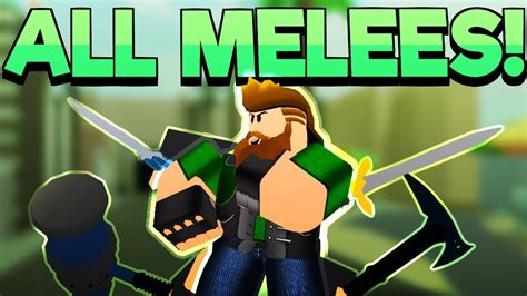 ALL MELEE WEAPONS IN ARSENAL CASE OPENING Arsenal Roblox YouTube