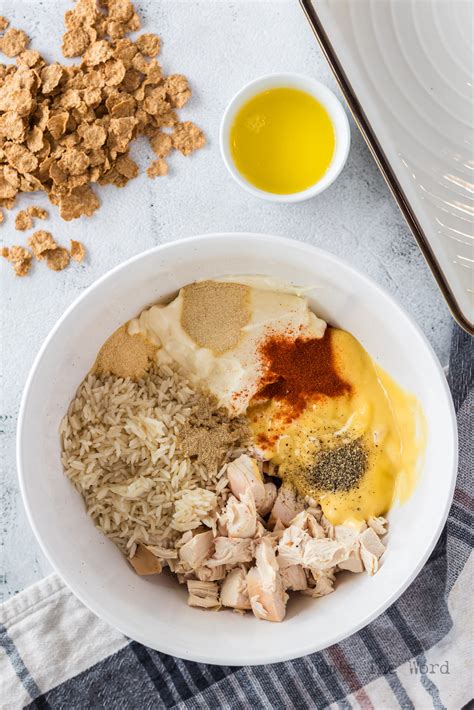 Cornflake Chicken And Rice Casserole Nums The Word
