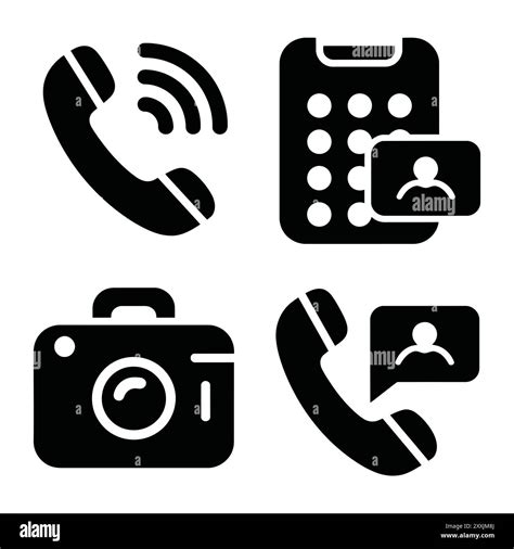 Phone Icons Mobile Smartphone Communication App Technology Phone