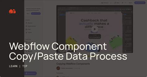 Webflow Component Copypaste Data Process Tip No Code Supply Co