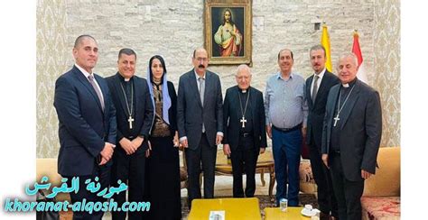 البطريرك ساكو يستقبل السيد حازم تحسين بك، امير الايزيديين خورنة القوش