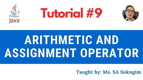 Arithmetic And Assignment Operator In Java Programming YouTube
