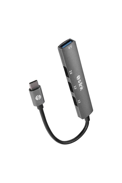S Link Sw U324 3 Usb2 0 1 Usb3 0 Type C Metal Usb Hub Çoklayici Fiyatı Yorumları Trendyol