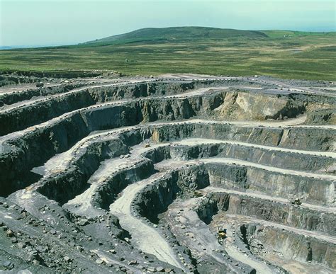 Penrhyn Slate Quarry Showing Terraces Photograph By Martin Bond Science