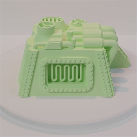 Factorio Electric Furnace 3d Print Etsy