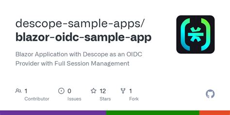 GitHub Descope Sample Apps Blazor Oidc Sample App Blazor Application With Descope As An OIDC