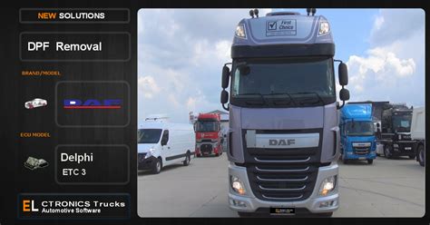 DPF Off DAF Trucks Delphi ETC Electronics Trucks Software