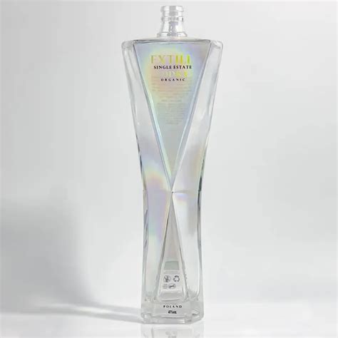 Vodka Glass Bottle 500ml 700ml Screen Printing Colorful Empty Vodka Bottle