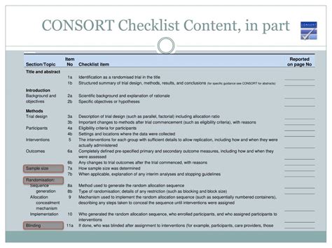 Ppt Consort Consolidated Standards Of Reporting Trials Powerpoint