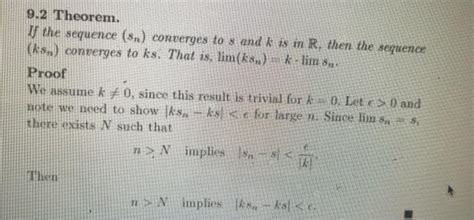 Solved Here Is The Theorem 9 2 And The Question Picture Chegg Com