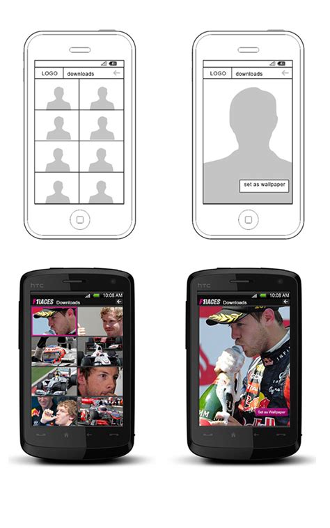 Mobile UI Wire Frame Demo On Behance