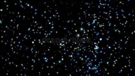 Star Glow Particle Background Effect Stock Illustration Illustration