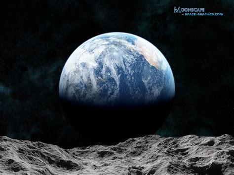 Hd Moonscape Wallpaper
