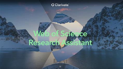 New Ai Based Web Of Science Research Assistant Available For Testing