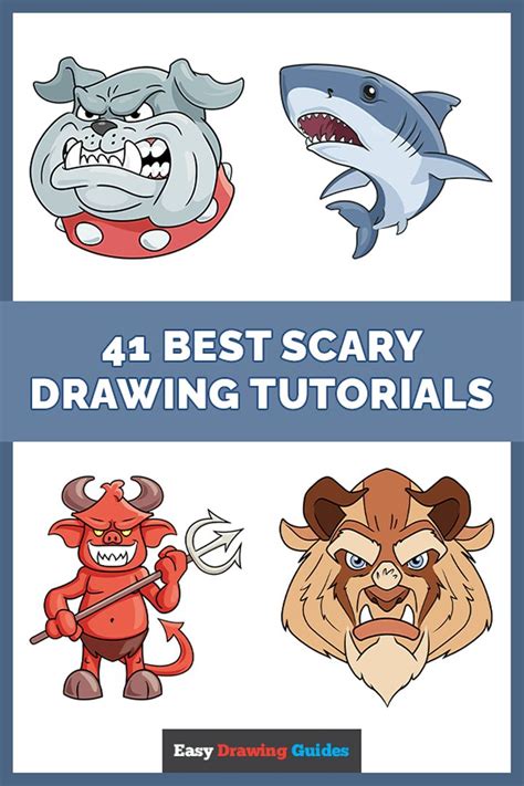 Easy Drawing Guides On Twitter Best Scary Drawing Tutorials Learn How To Draw Scary Topics