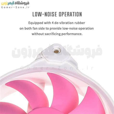 فن کیس آی دی کولینگ مدل Id Cooling Zf 12025 Pink Argb Pwm 12cm Cooling