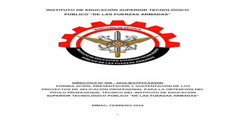 Instituto De EducaciÓn Superior TecnolÓgicoproyecto Educativo