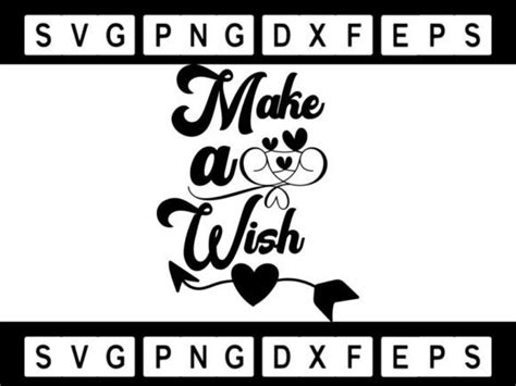 Make A Wish Svg Graphic By Arustudio50 · Creative Fabrica