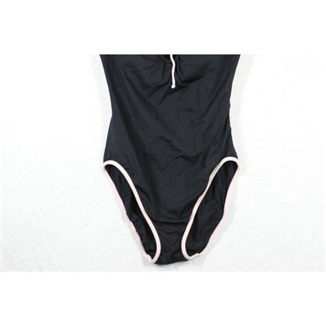 Anne Cole Collection Swimsuit Small S Black Pink Depop