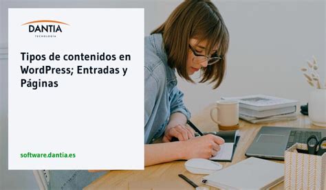 Tipos de contenidos en WordPress Entradas y Páginas Software