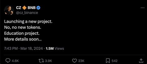 Julia Ofoegbu On Linkedin Post Binance Whats Next For Cz Former Binance Ceo Plans To Launch