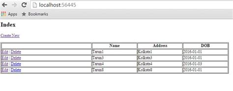 entity framework database first approach to read insert update delete