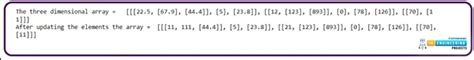 Multi Dimensional Arrays In Python The Engineering Projects