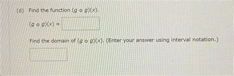 Solved 7 8 Points A Find The Function F O Gx