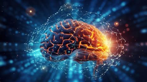 Premium Ai Image Modern Technology Medical View Of Neurons Brain Cell