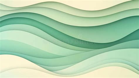 Soft Green Gradient Background With Smooth Lines Creating A Calming And Modern Look Perfect For
