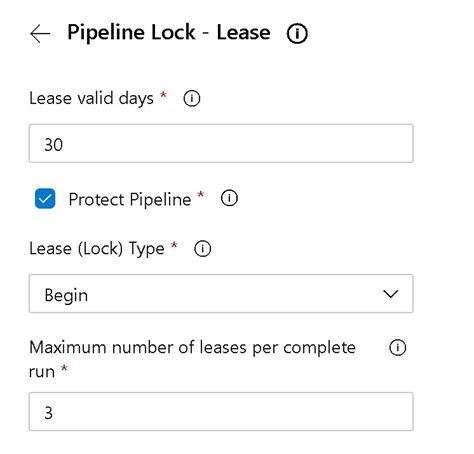 Lease Lock Pipeline Runs Visual Studio Marketplace