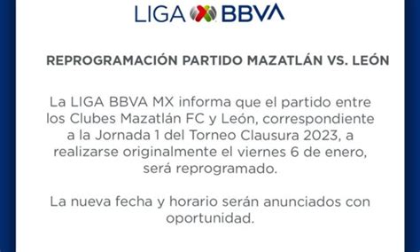 Liga Mx Reprograma Partido De Mazatlán Vs León Por Violencia En Culiacán