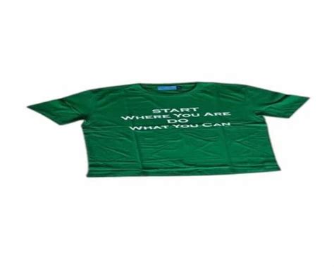 Printed Cotton Green Sublimation T Shirt At Rs 350piece In Lucknow