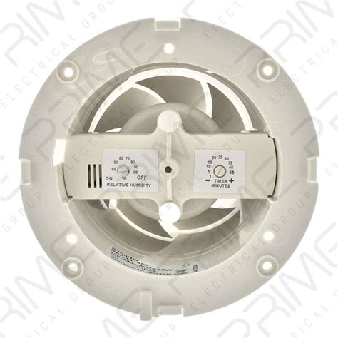Airvent 442830 Axial Tile Extractor Fan 100mm Humidistattimer Model