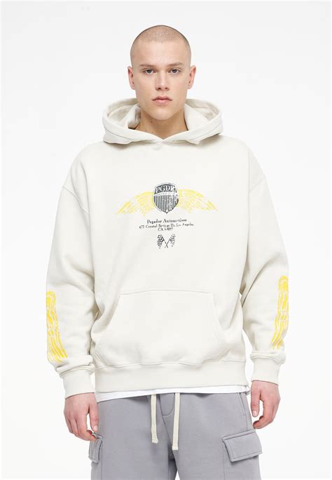 Pegador Staulo Oversized Hoodie Vintage Unisex Luvtröja Washed