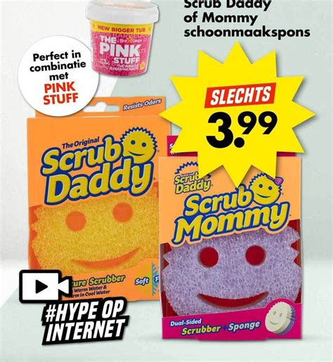 Scrub Daddy Of Mommy Schoonmaakspons Aanbieding Bij Wibra