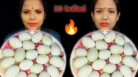 20 Boiled Egg Challenge Youtube
