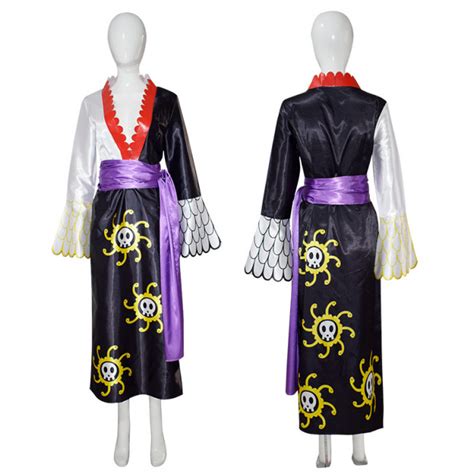 One Piece Boa Hancock Costume Black Kimono Boa Hancock Cosplay