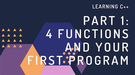 c tutorial series 1 making your first program youtube