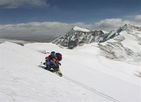 启孜峰登山路线 攀登过程中的一段横切 搜狐娱乐频道
