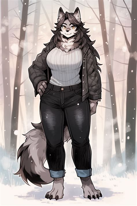 Cute Wolf Woman Sold By Chrisd19 On Deviantart