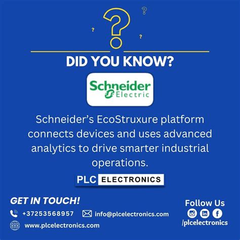 Plc Electronics On Linkedin Schneiderelectric Ecostruxure