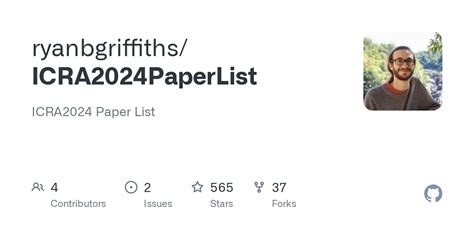 GitHub Ryanbgriffiths ICRA PaperList ICRA Paper List