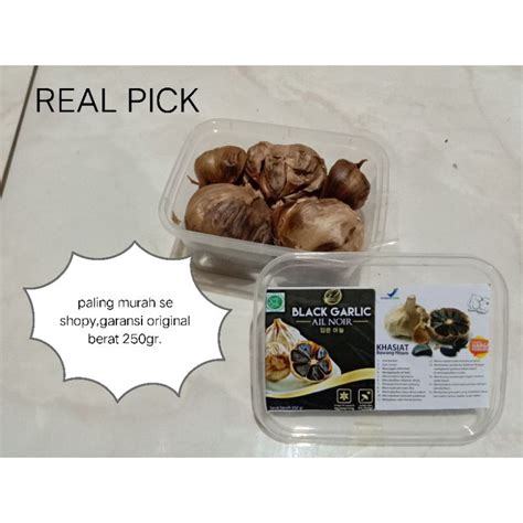Jual Bawang Hitam Tunggal Bawang Hitam Black Garlic 250gr Bawang Black