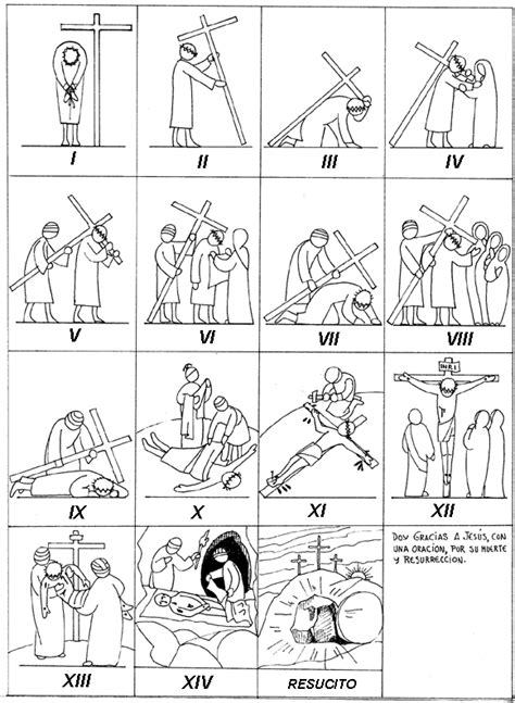 stations of the cross Google Search Via crucis para niños Vía