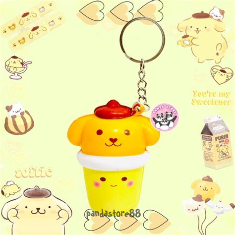 Jual Squishy Gantungan Kunci Melo Kuro Pompom Morol Shopee Indonesia