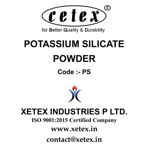 Potassium Silicate Powder 1 Kg Bag At ₹ 200kg In Mumbai Id 2855228742730