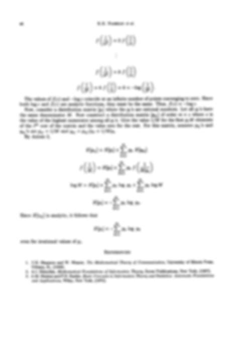 Solution An Axiomatic Definition Of Shannon S Entropy 1992 Applied